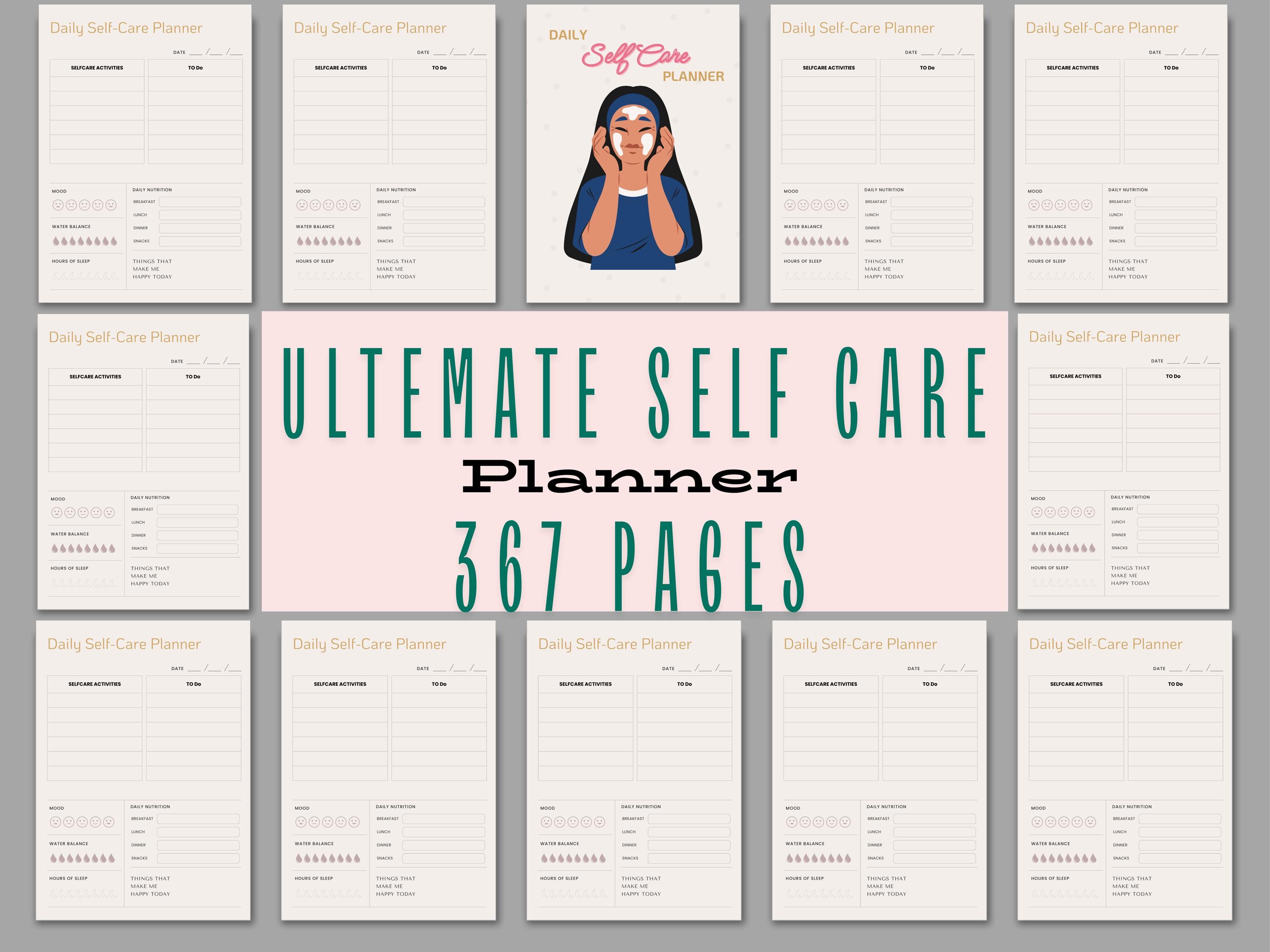 Self Care & Wellness Planner | Track Mindfulness, Habits and Goals ...