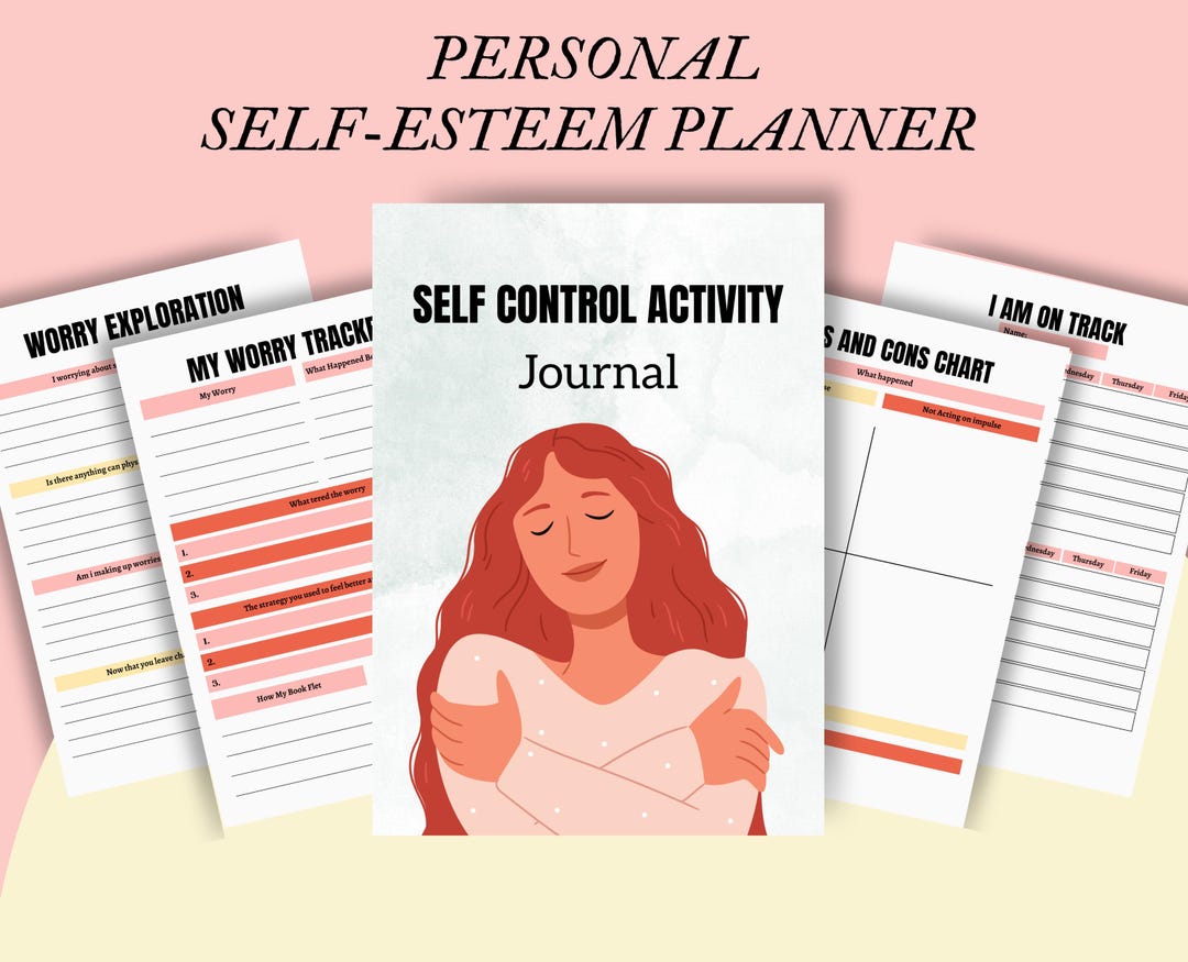 Self Esteem Planner, Confidence Building Workbook, Self Confidence ...