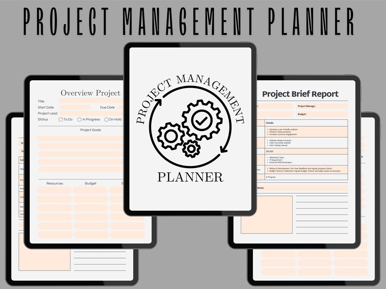 PROJECT PLANNER PRINTABLE, School Project Planner, Project Planning Pdf ...