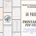 PROJECT PLANNER PRINTABLE, School Project Planner, Project Planning Pdf ...