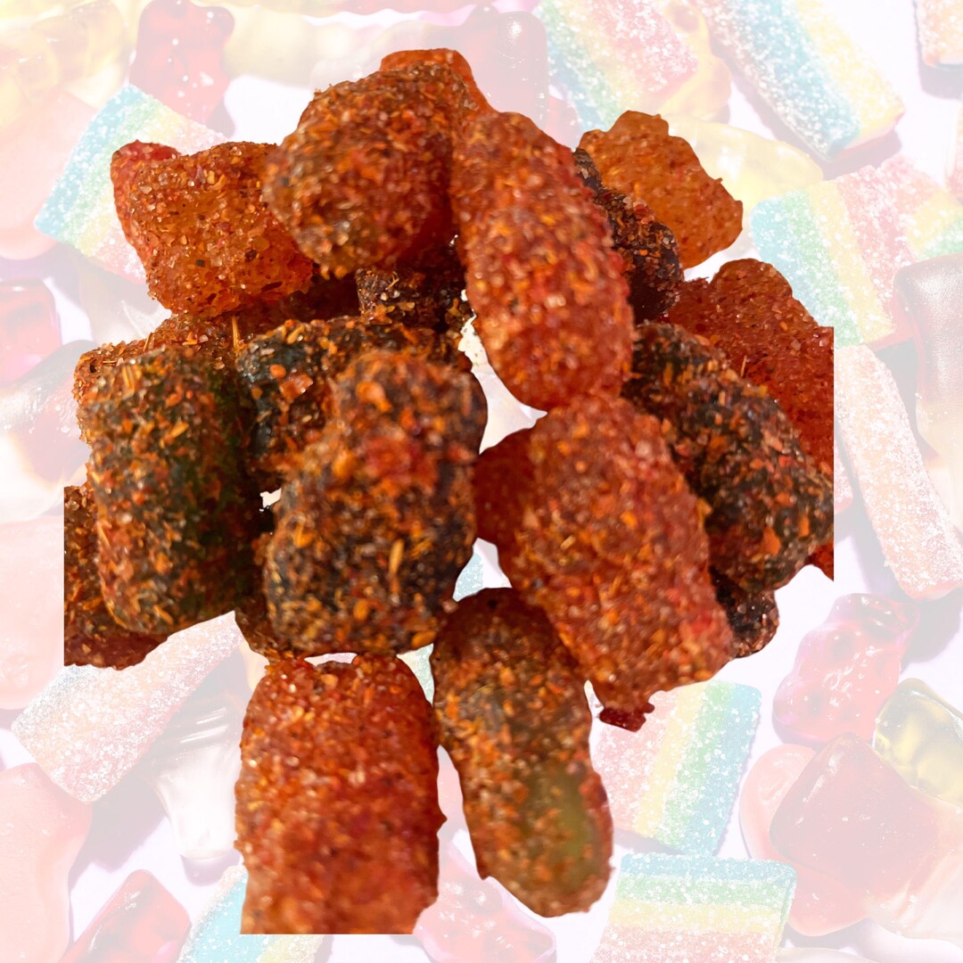 Gummy Bears Pica Candy, Chamoy Gummies for Mexican Parties, Dulces ...