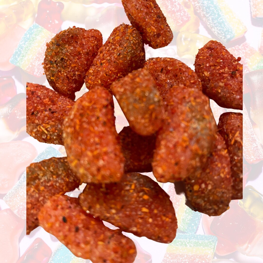 Watermelon Pica Candy, Chamoy Gummies for Mexican Parties, Dulces ...
