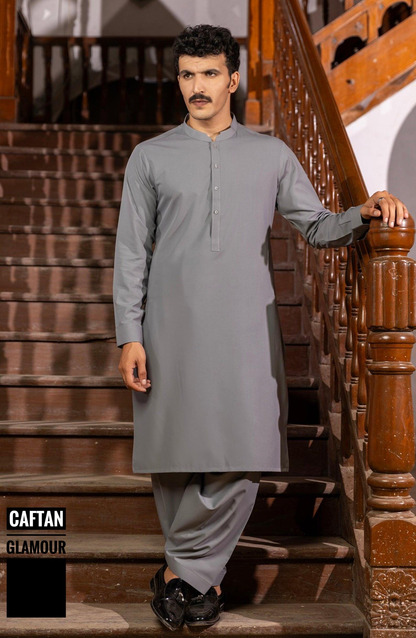 Handmade Men's Pathani Pakistan Cotton Panjabi Kurta - Etsy