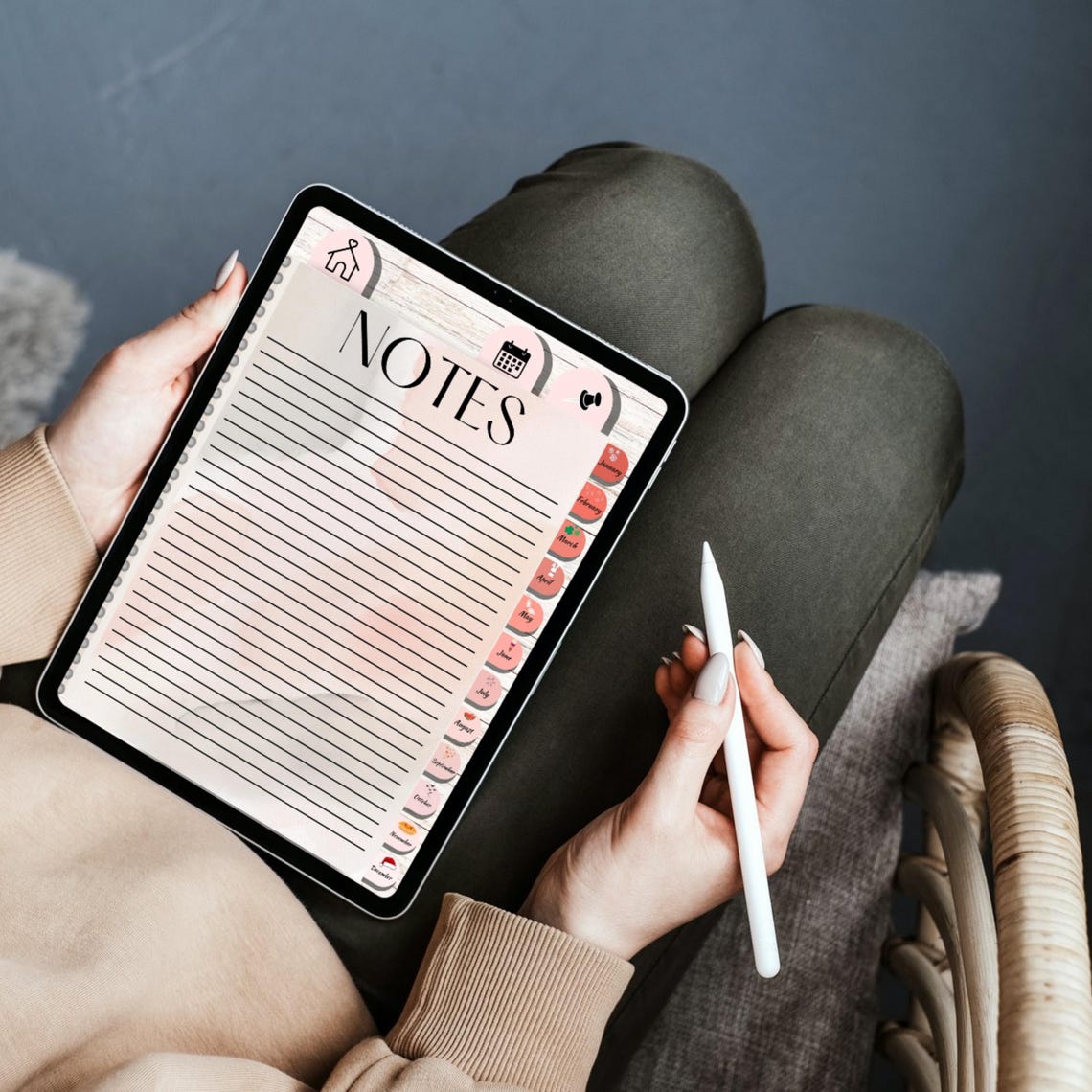 2025 Floral Digital Planner: Weekly & Monthly Organizer (printable PDF ...