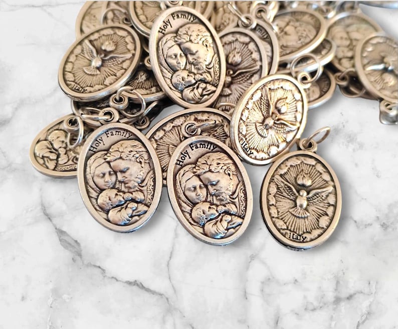 Wholesale ST JOSEPH MEDALS / Holy Family Holy Spirit Medals Box 5, 10 ...