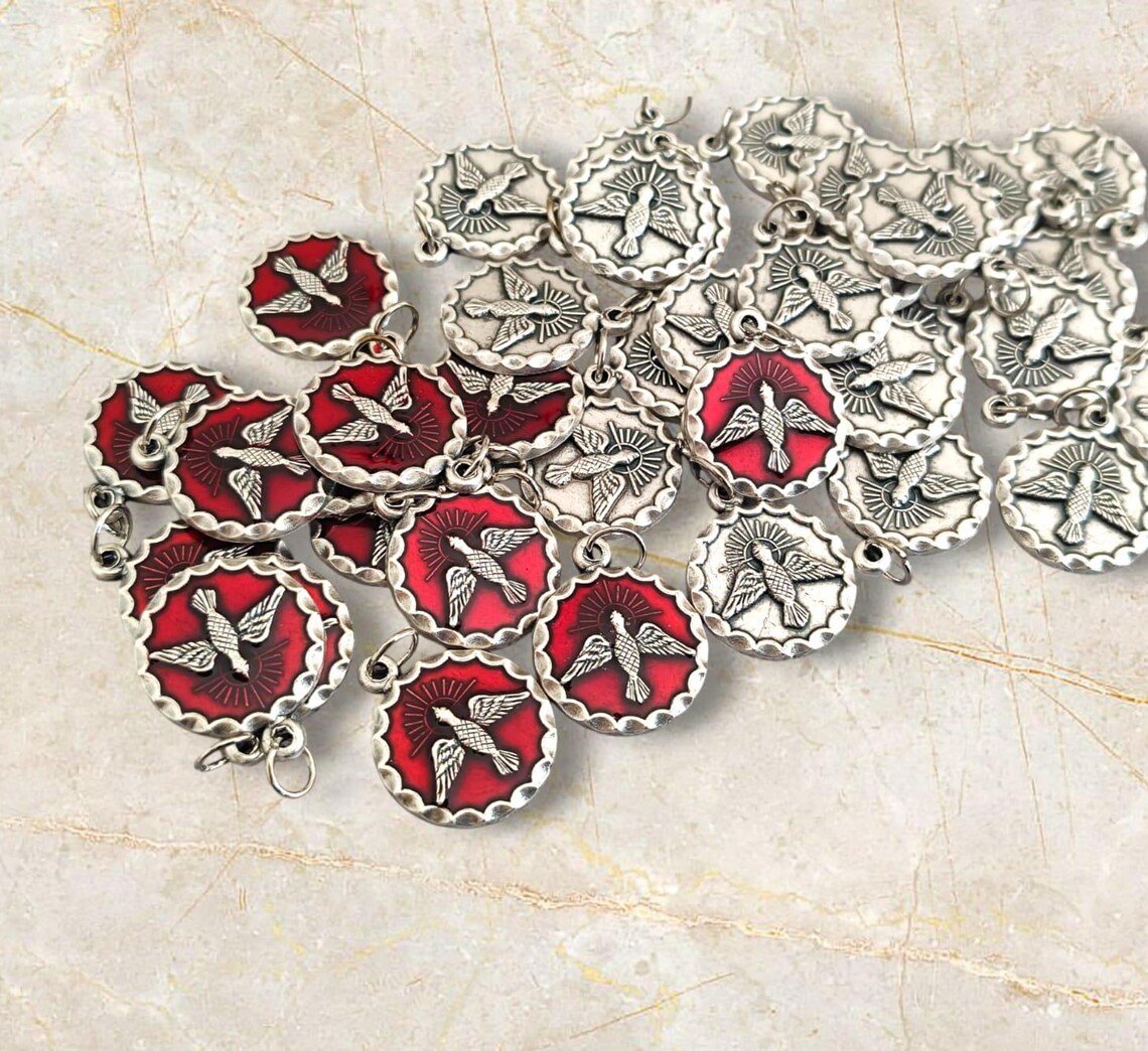 Holy Spirit Medals, Lot Bulk 5, 10, 20, 50 Medals Wholesale - Etsy