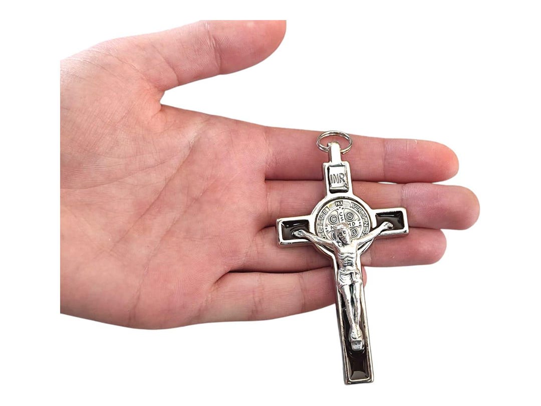 St. Saint Benedict Cross Crucifix Medals - Etsy