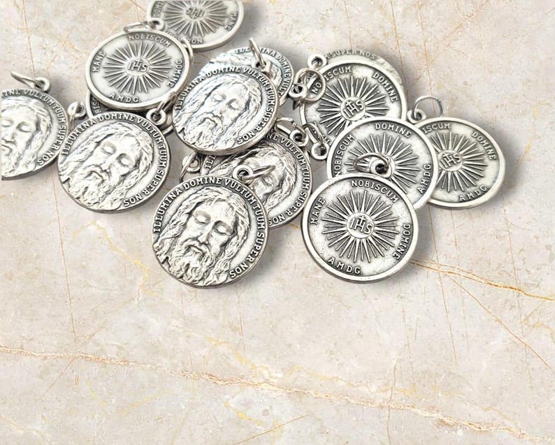 Wholesale Holy Face of Christ Medals - Latin Five Wounds of Jesus Medal ...