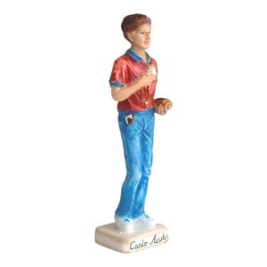 Saint Carlo Acutis Figurine - Etsy