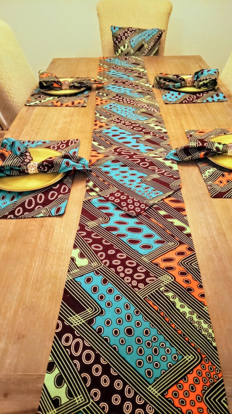 African Home Decoration Dining Table Placement Made in Ghana - Etsy