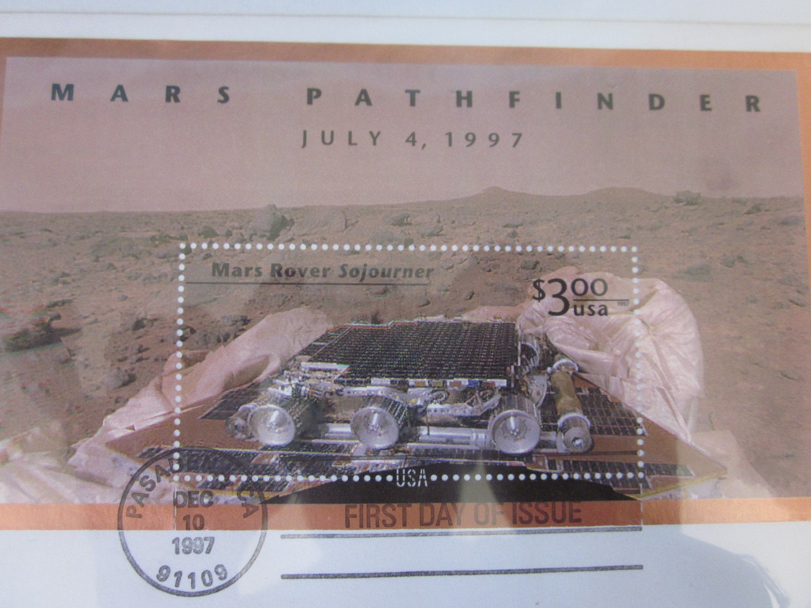 MARS PATHFINDER Postage Stamp 1st Day of Issue July 4th 1997 - Etsy