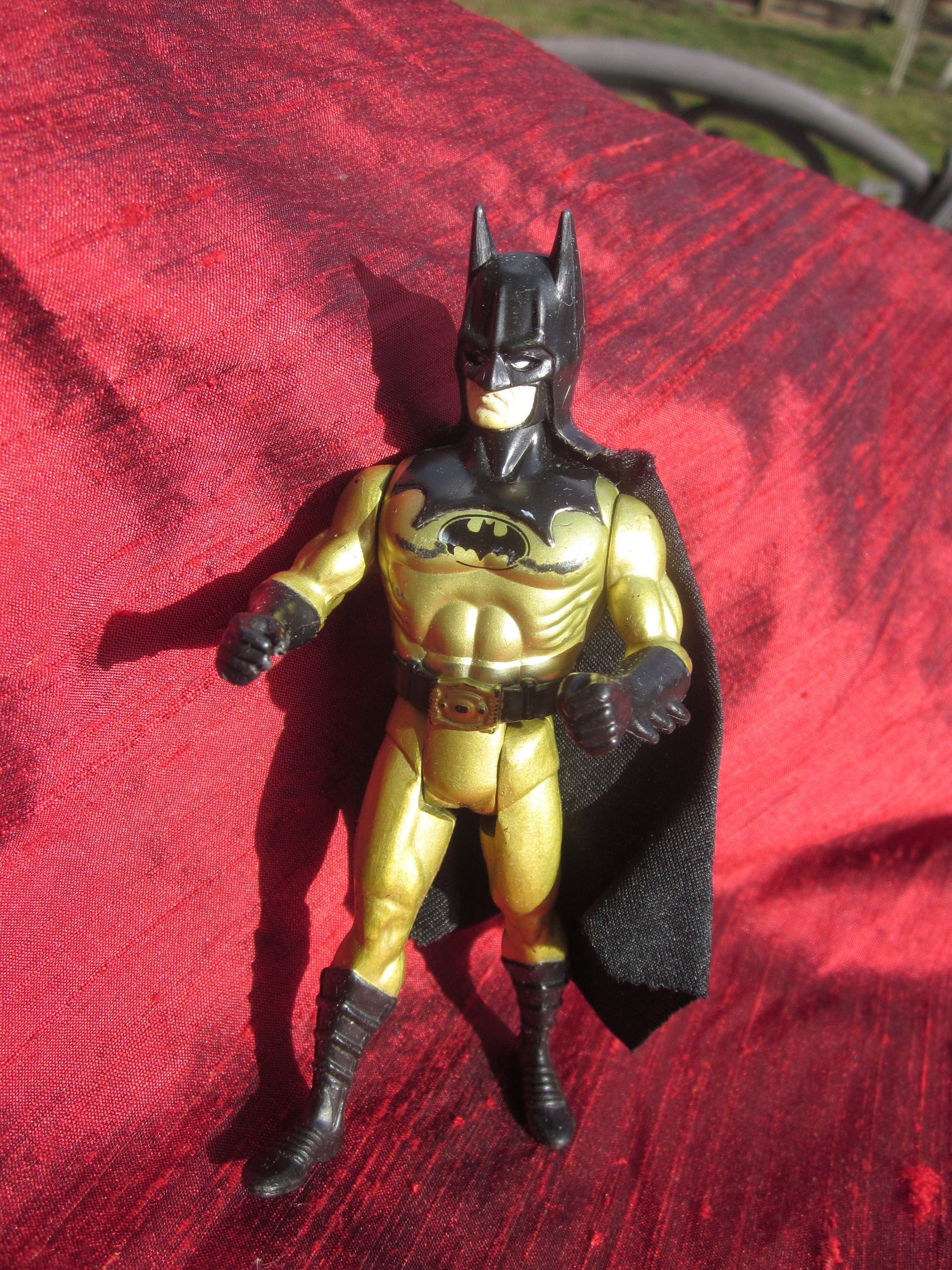 BATMAN Action Figure With Removable HOODED CAPE Kenner 1990 - Etsy