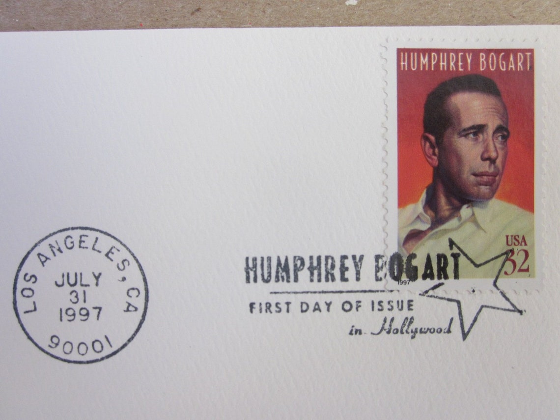 HUMPHREY BOGART 1st Day of Issue Postage STAMP July 31, 1997 - Etsy