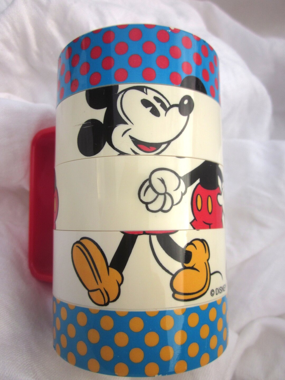 MICKEY MOUSE Vintage Drehbecher, Offizielles DISNEY Produkt von Elandia ...