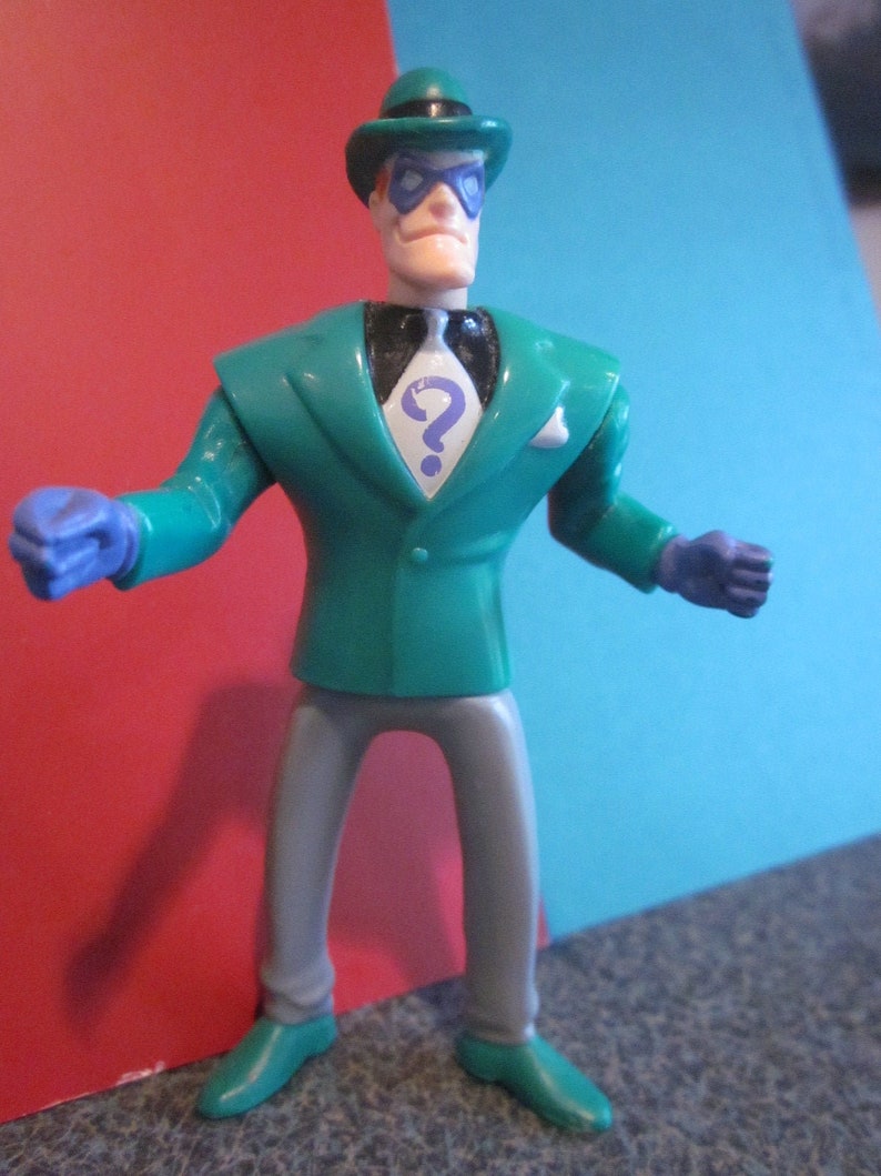 THE RIDDLER Action Figure Made for Mcd's Happy Meal 1993 - Etsy