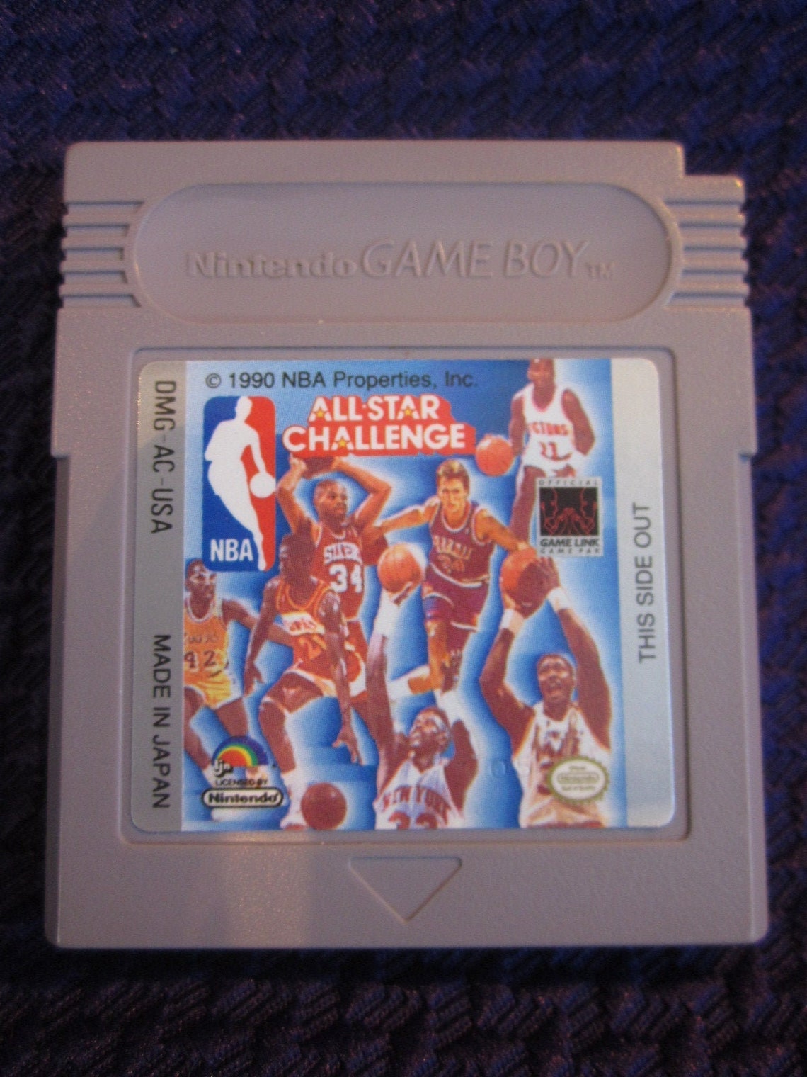 Nintendo GAME BOY All Star Challenge NBA Game Cartridge 1990 - Etsy