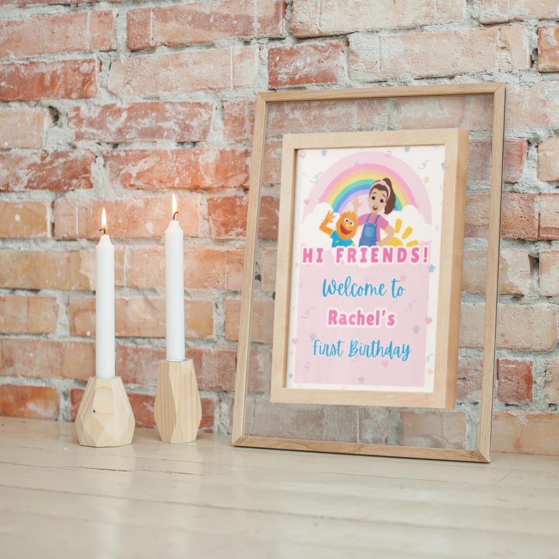 Ms. Rachel Birthday Welcome Sign: Customizable 18"x24" (printable ...