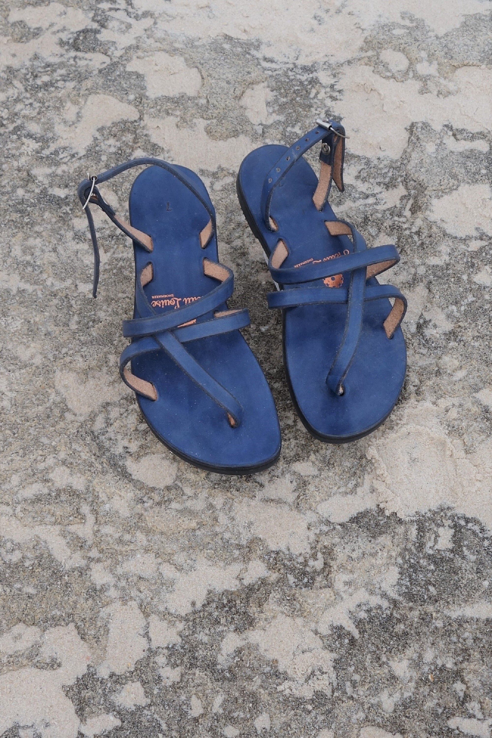 Pania Sandal, Adjustable Leather Strap, Choice of Color, Size, Width ...