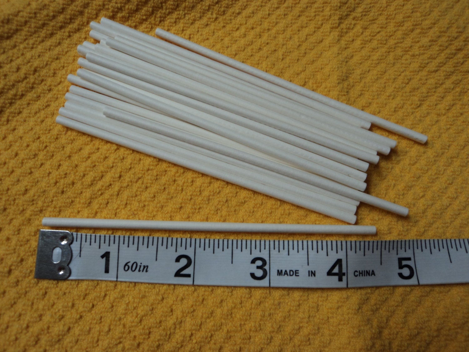 Sucker Sticks 25 Count 4 1/2 X 1/8 for Making Chocolate Suckers, Candy ...