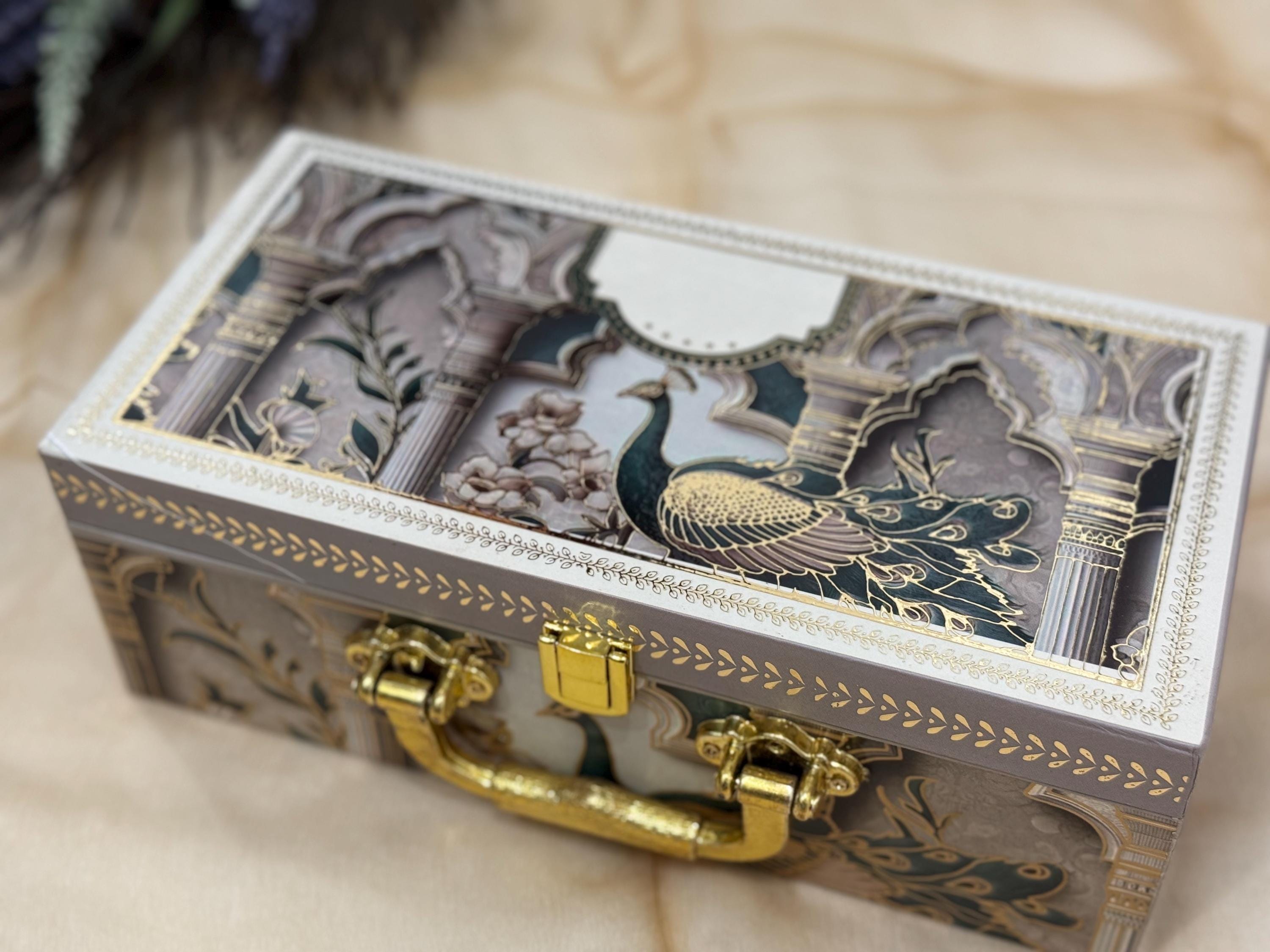 Handcrafted Peacock Gift Box | Ideal for Housewarming | Diwali ...