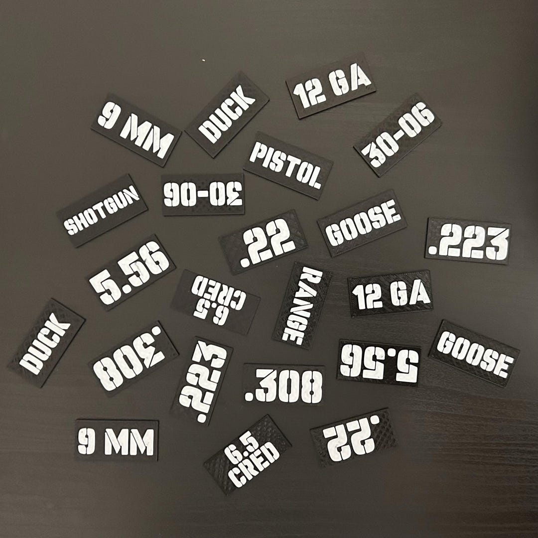 Removable Labels for Ammo Can Storage and Organization - Etsy