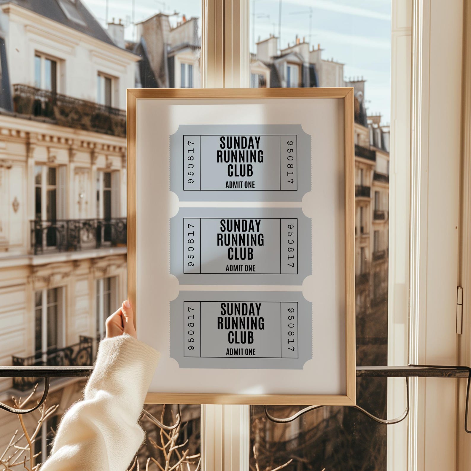 Sunday Run Club Runner Print Running Wall Art Run Club Poster Runner ...