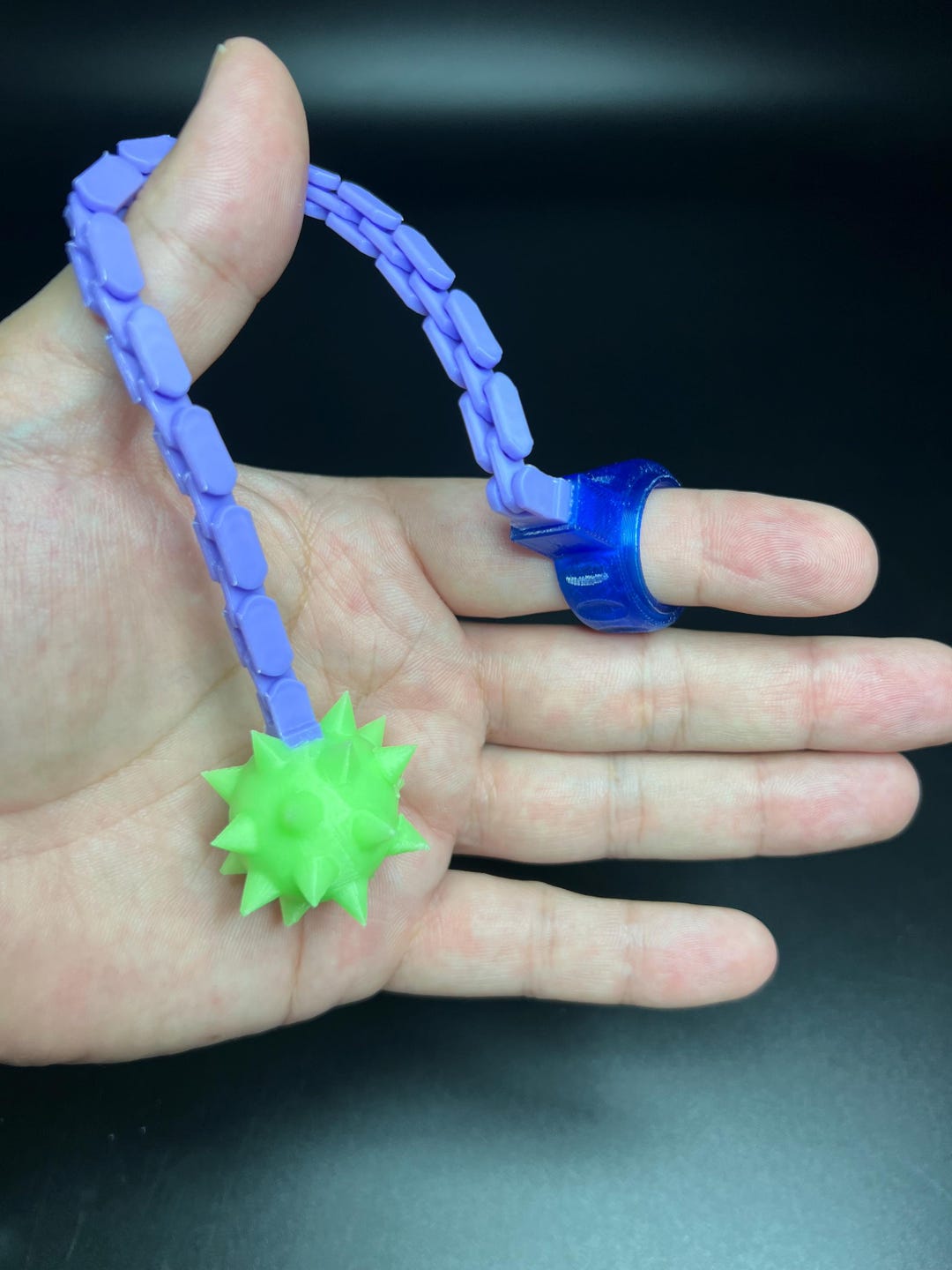 Spiked Flail 3D Printed Fidget Spinner 2.0 | Anxiety Relief Toy - Etsy
