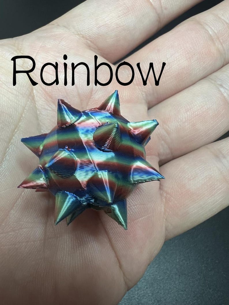 Dual-spin 3D Printed Flail Fidget Toy | Anxiety Relief | Kids Toy - Etsy