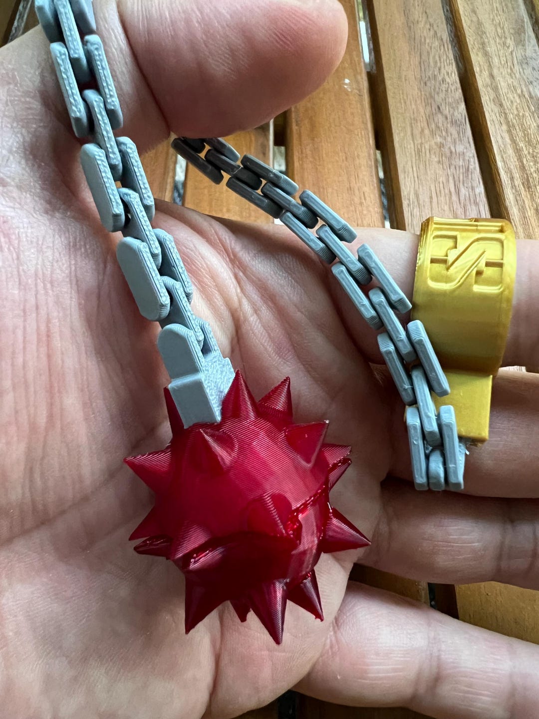 Dual-spin 3D Printed Flail Fidget Toy | Anxiety Relief | Kids Toy - Etsy
