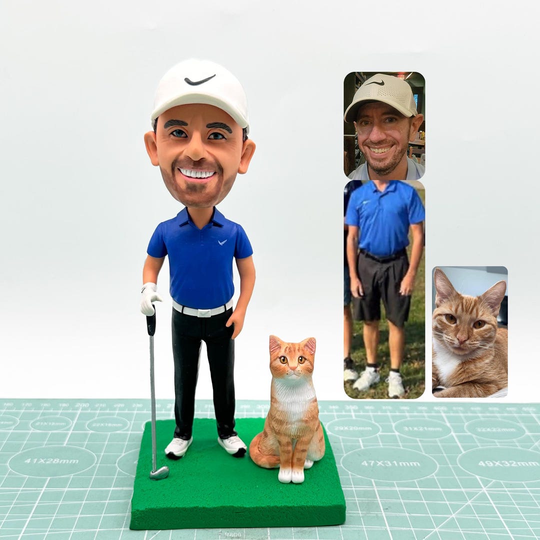 Custom Golf Bobbleheads,personalized Golf Gifts for Him,custom Boss ...