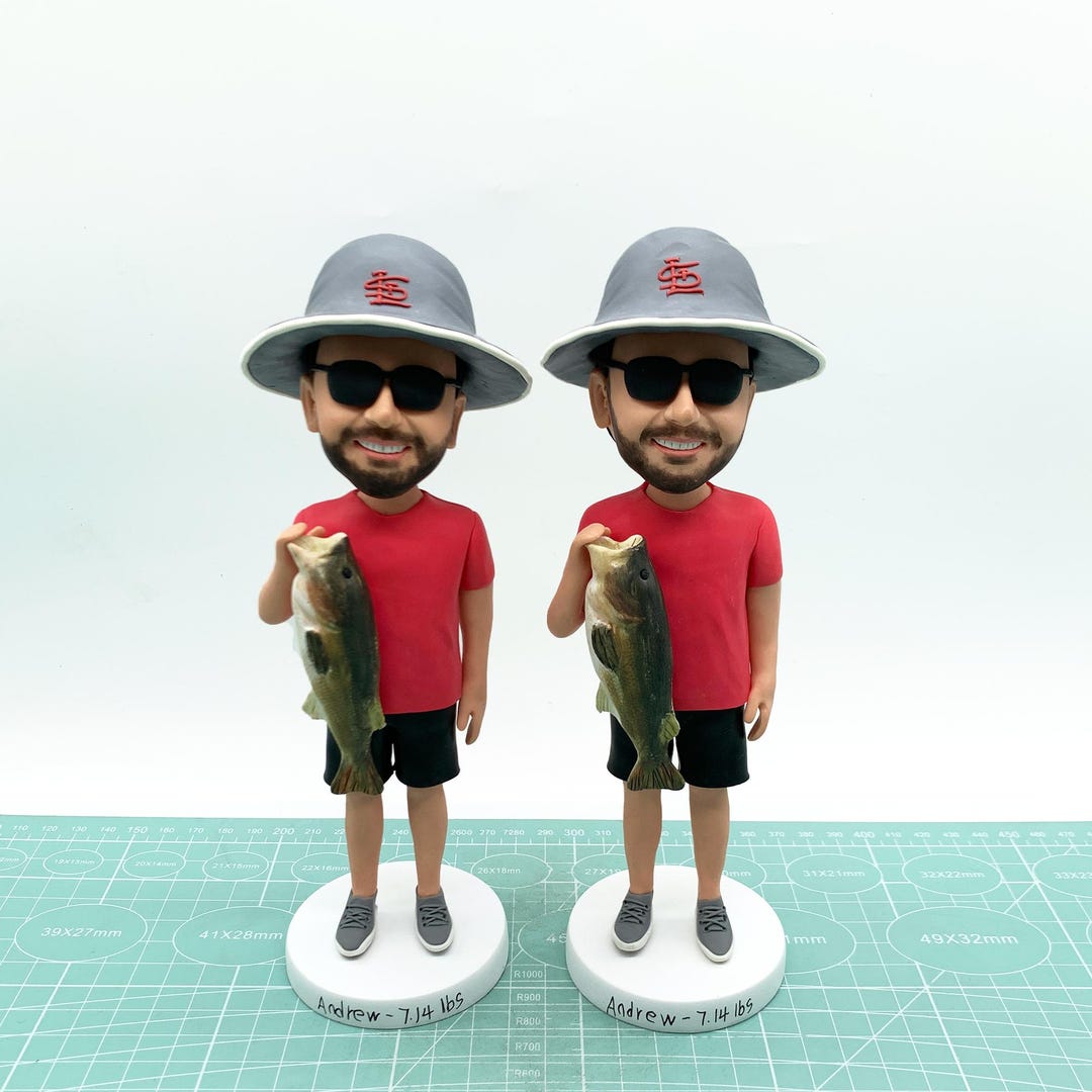 Custom Fisherman Bobbleheads, Fishing Expert Bobbleheads, Fisherman ...