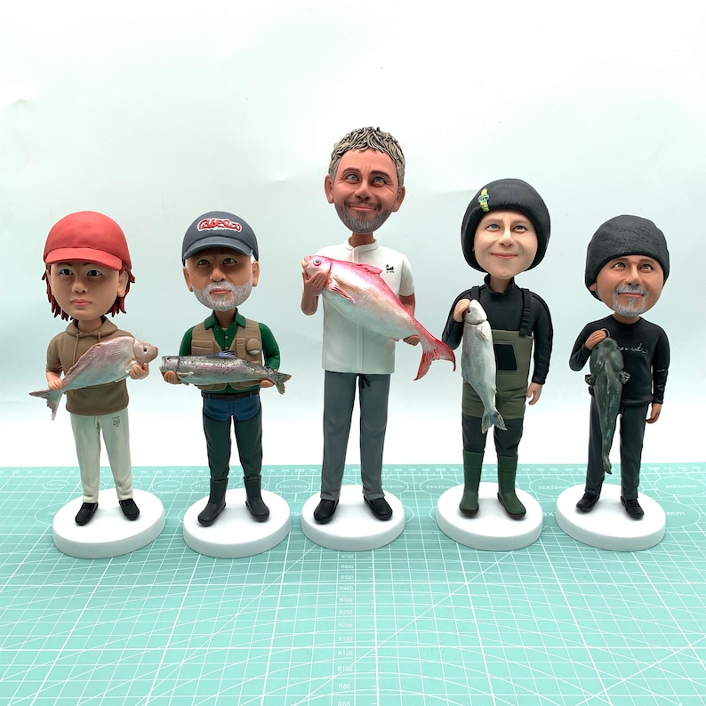 Custom Fisherman Bobblehead,fishing Expert Bobbleheads,fisherman ...
