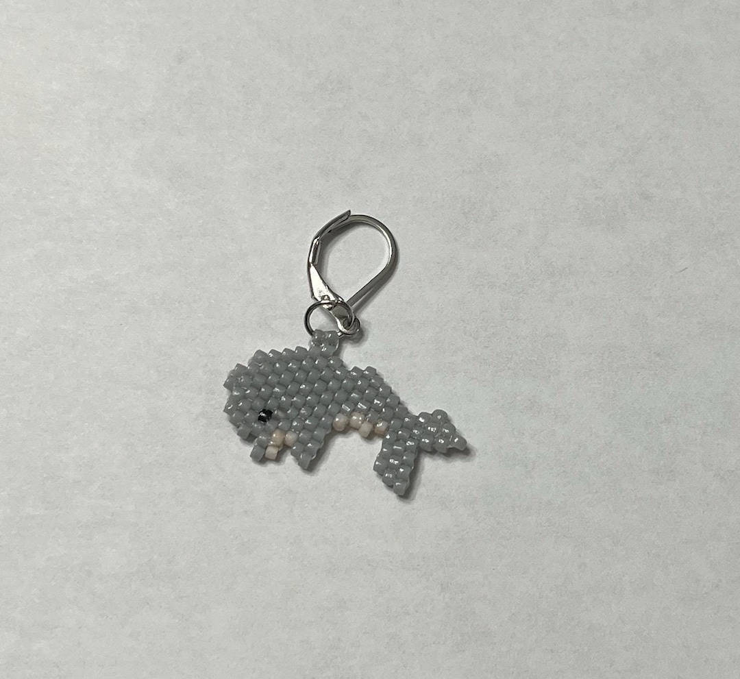Beaded Dolphin Progress Keeper/charm - Etsy