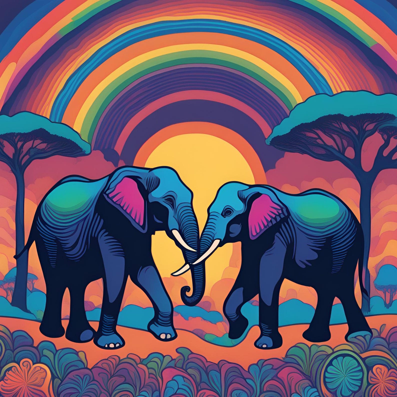 Elephant PNG Bundle - Etsy