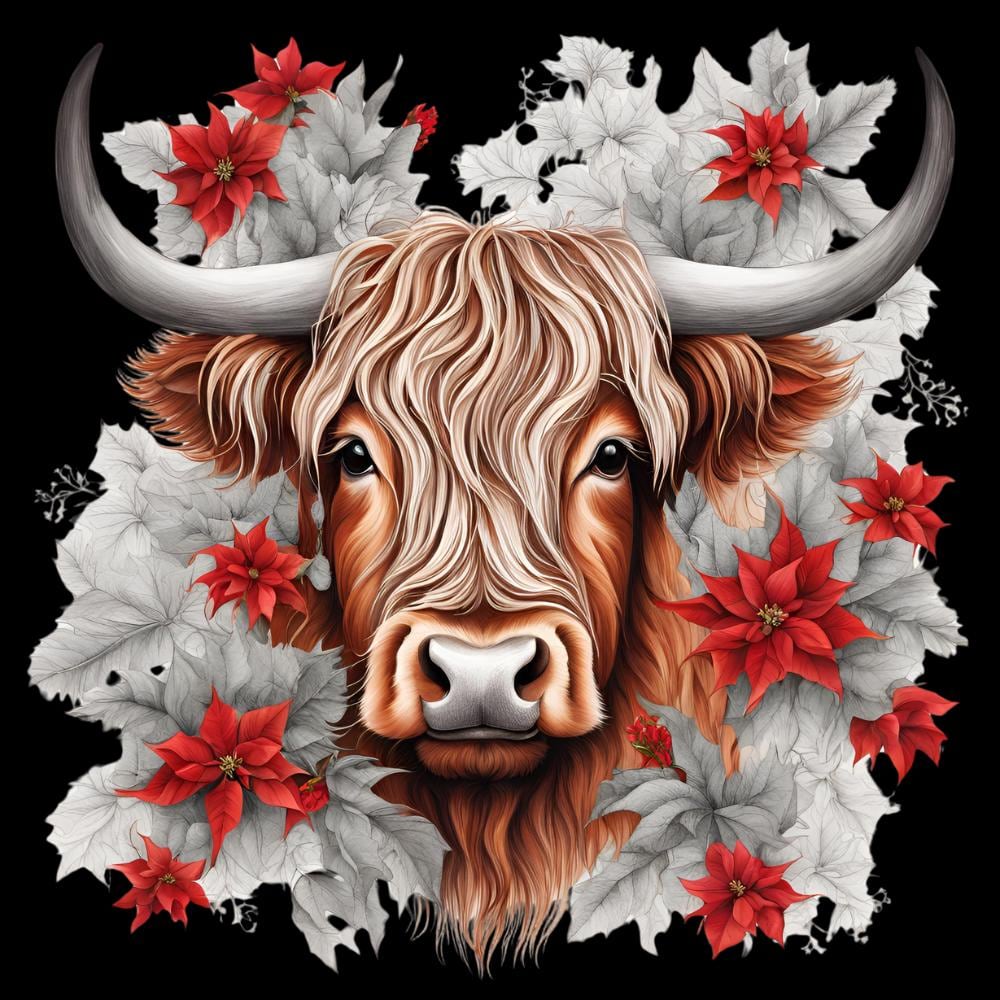 Highland Cow PNG Bundle - Etsy