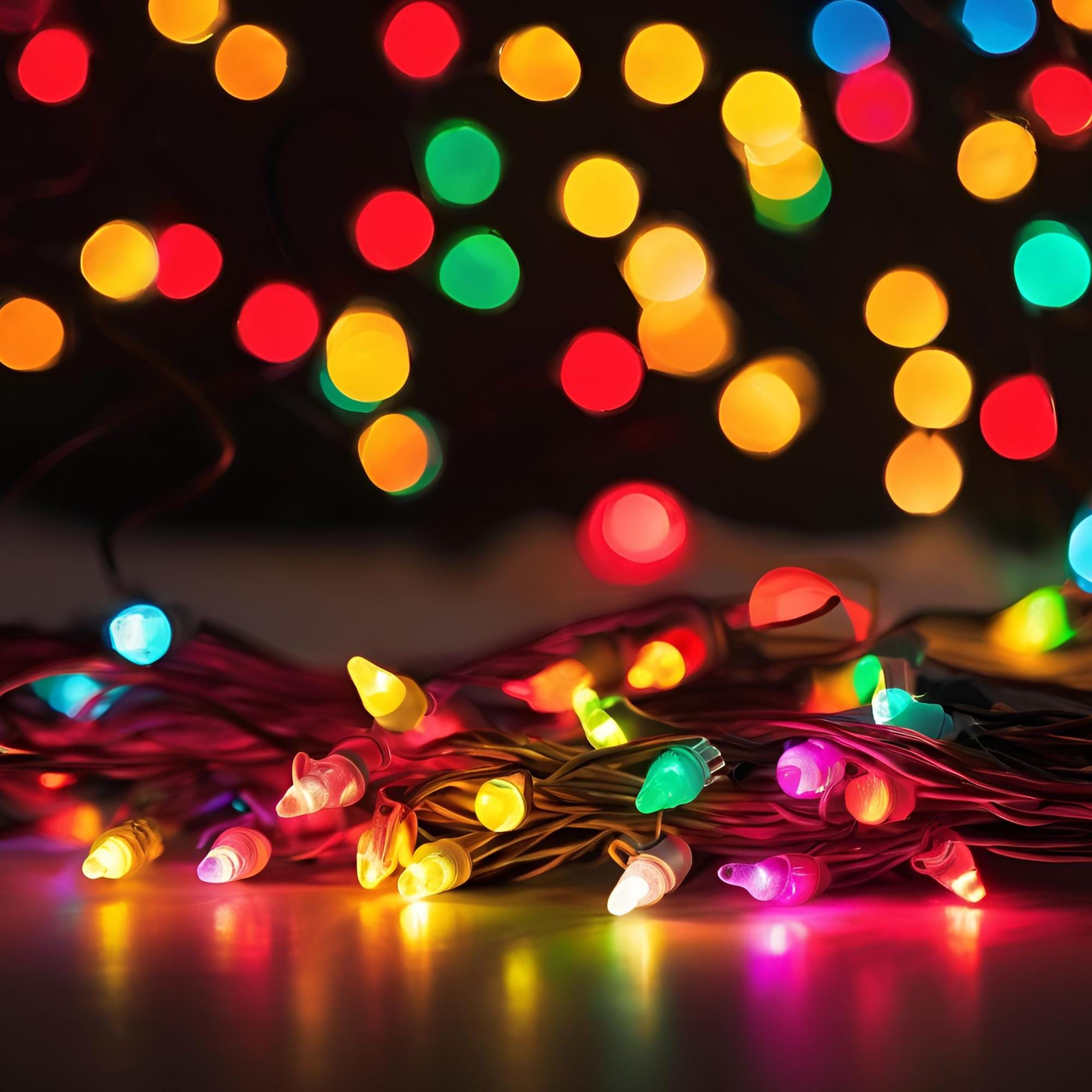 Christmas Lights PNG Bundle - Etsy