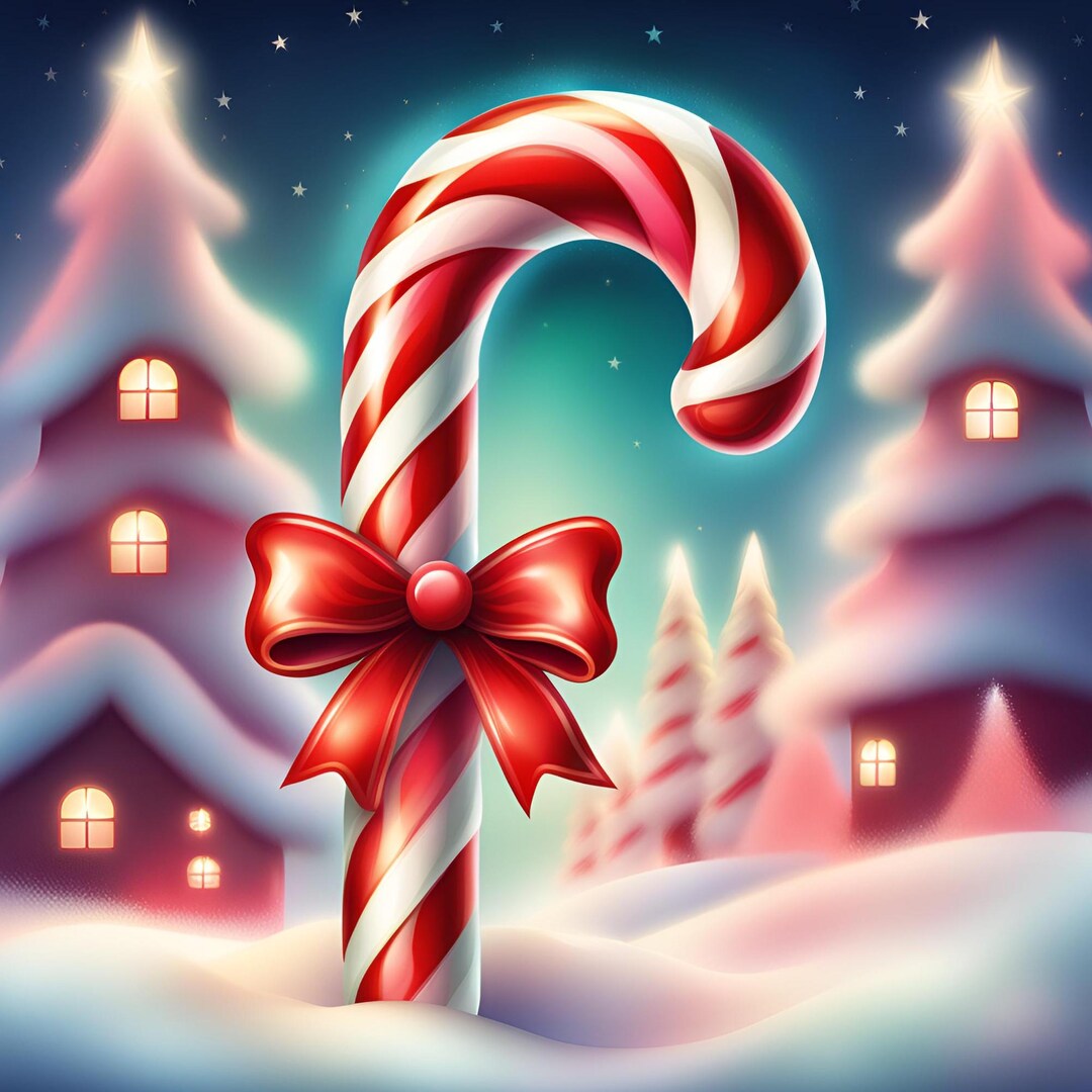 Candy Cane PNG Bundle - Etsy