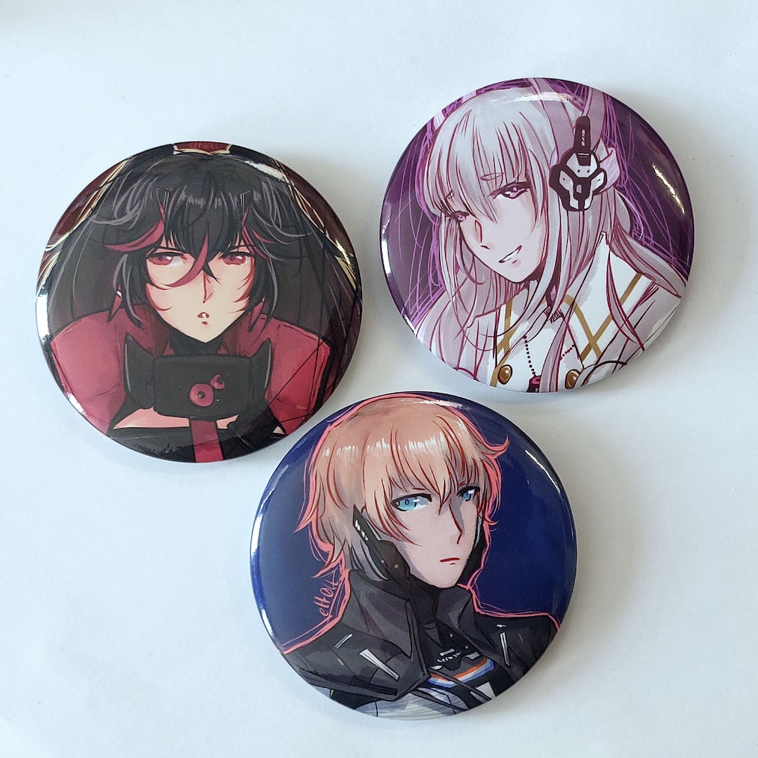 Lucia, Liv, Lee Punishing Gray Raven (PGR) Pins / Pinback Buttons - Etsy