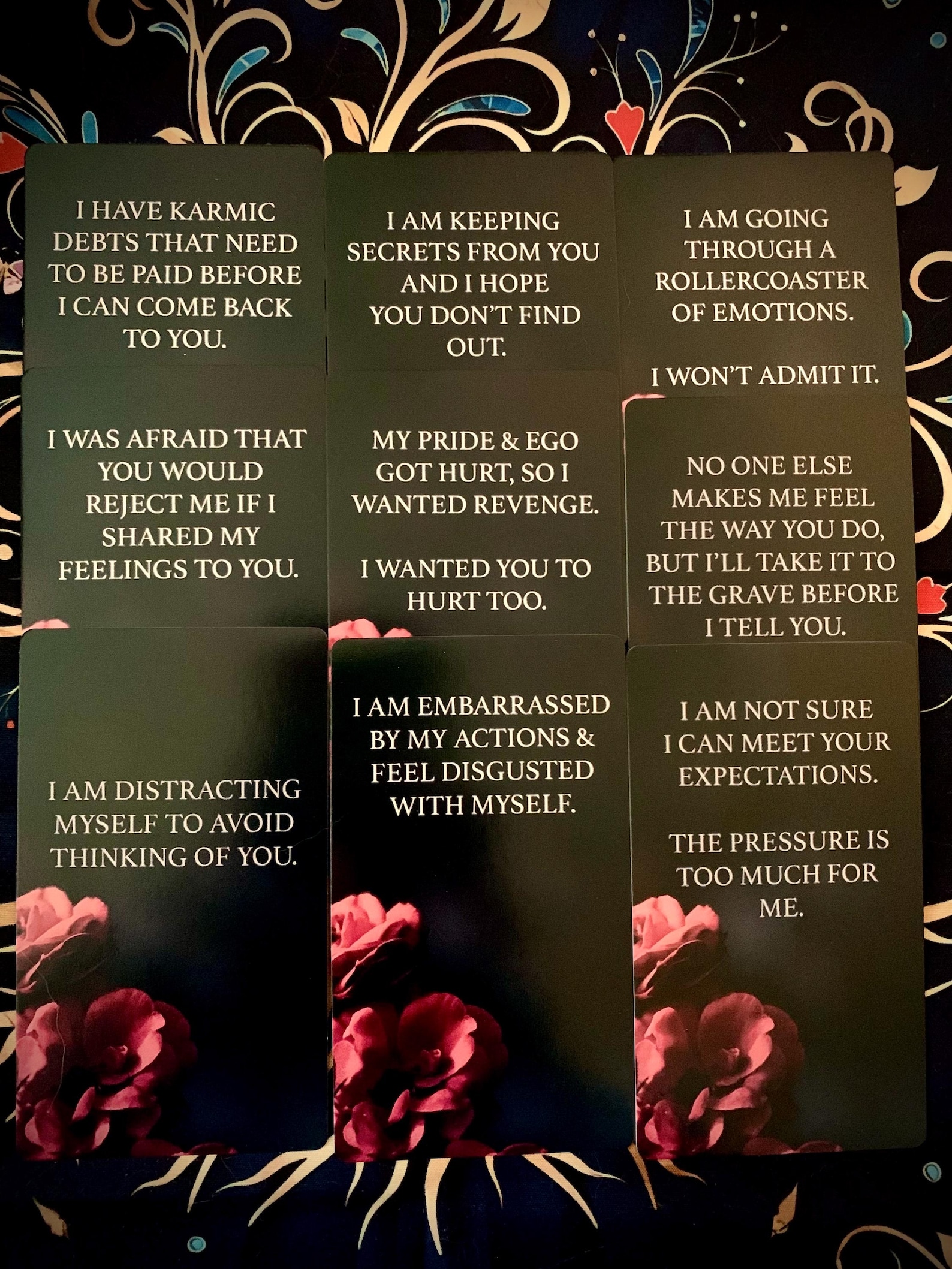 Dark Confessions Oracle Cards Messages | Lover Twinflame Soulmate ...