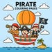 My First Pirate Adventure Coloring Book for Kids – 29 Fun Pages of Cute ...