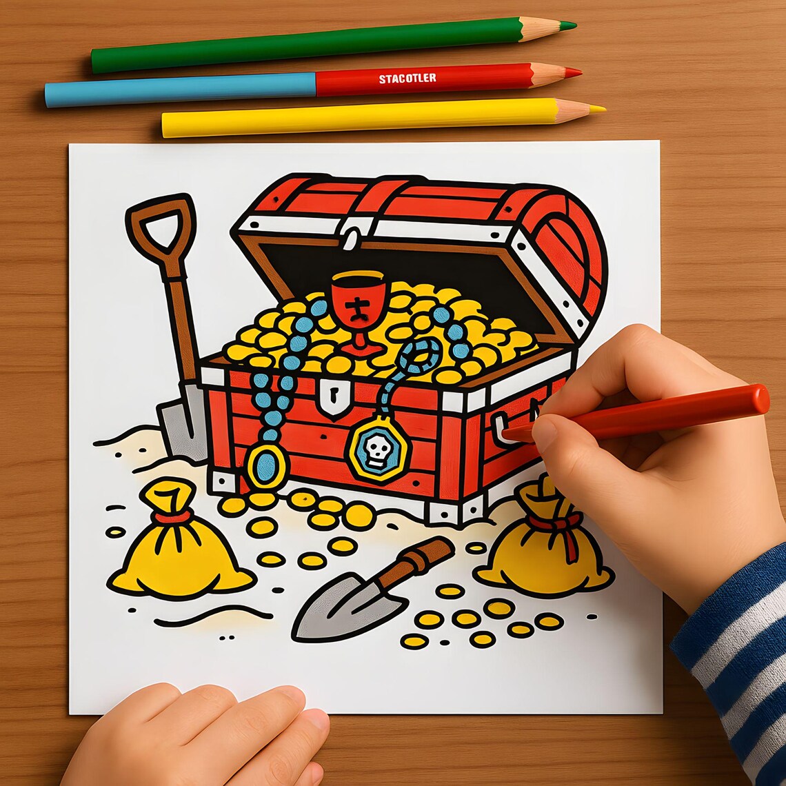My First Pirate Adventure Coloring Book for Kids – 29 Fun Pages of Cute ...