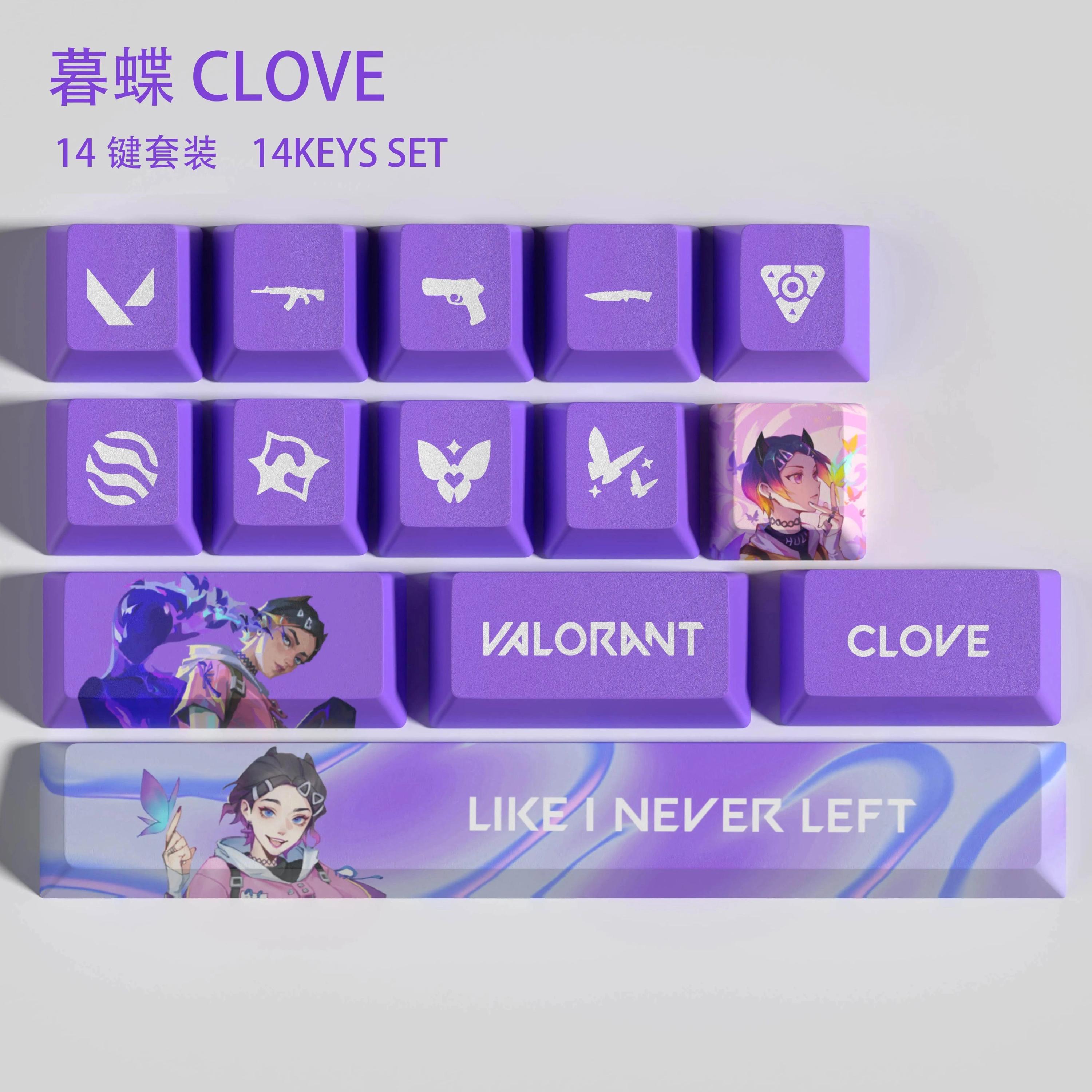 Valorant Keycaps Agent Sets OEM Profile 14 Keys - Etsy