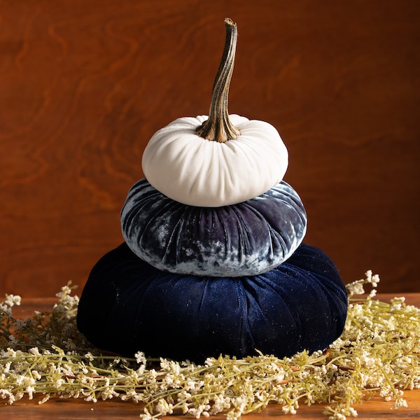 Blue Pumpkin Decor - Etsy