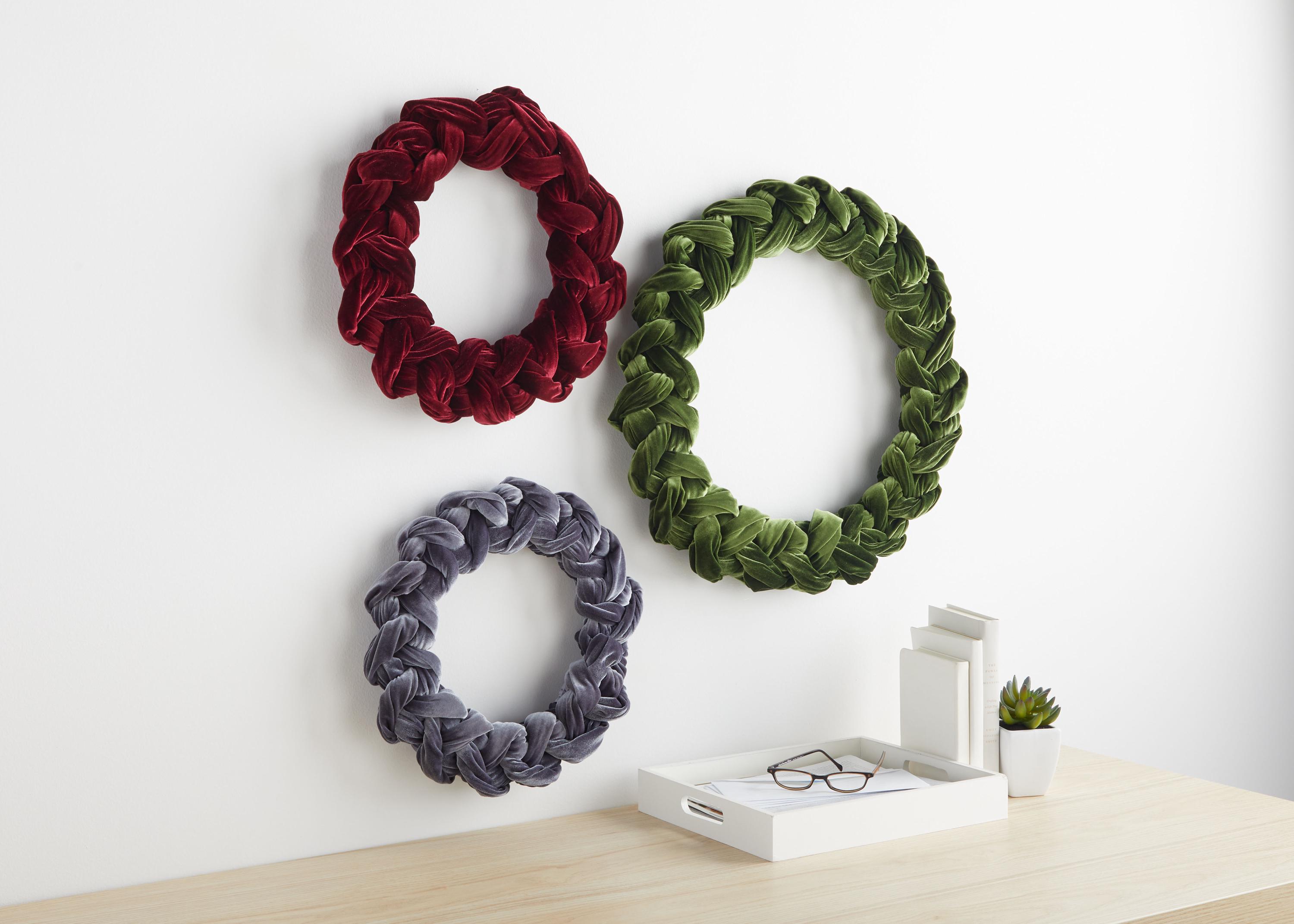 Velvet Wreath, Wall Decor, Front Door Wreath, Spring Wreath, Summer ...