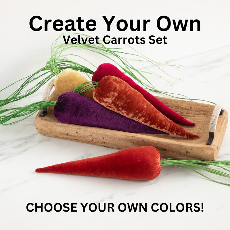 Carrot Decor - Etsy
