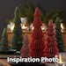 Honeycomb Paper Tree Set of 8 Pine Forest, Winter Tabletop Folding ...