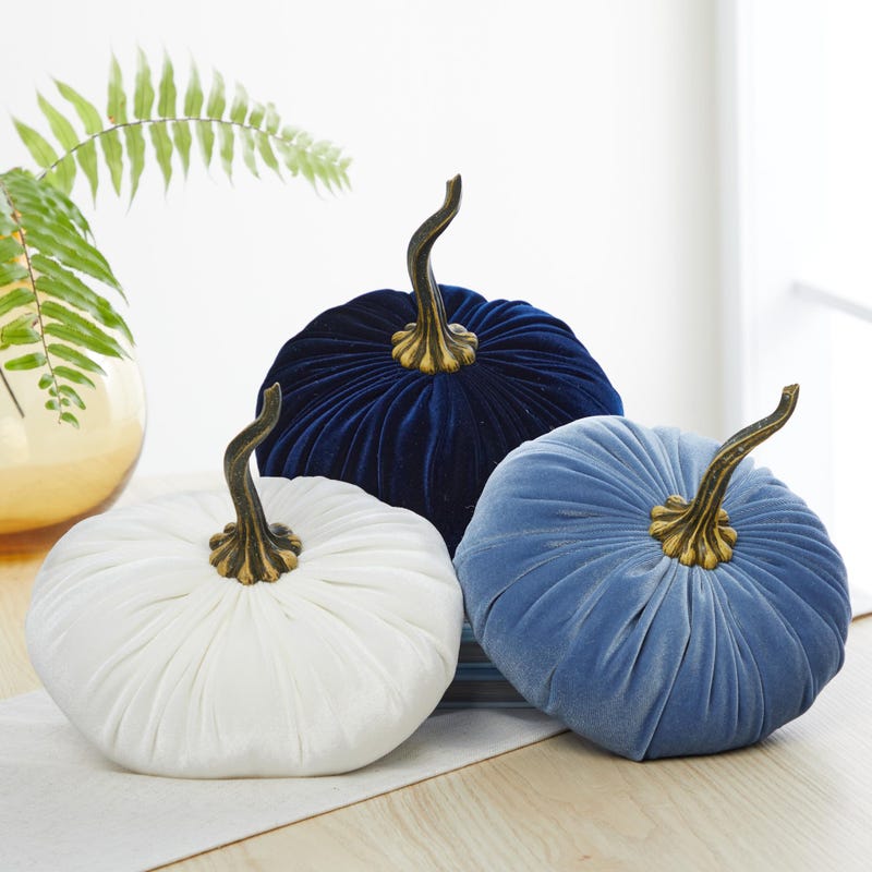 Blue Pumpkin Decor - Etsy