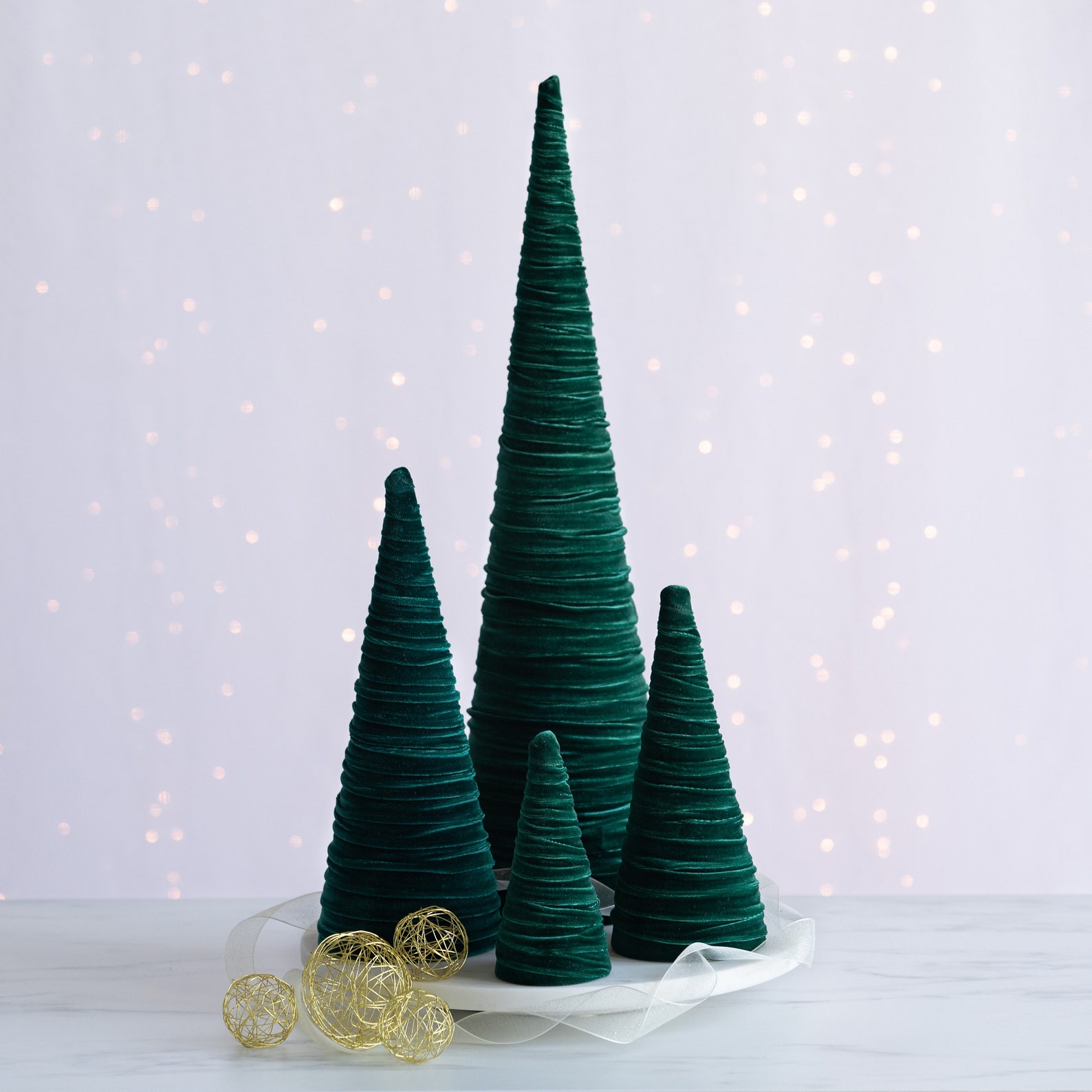 EXTRA LARGE Single Velvet or Fabric Tree 23 Rustic - Etsy