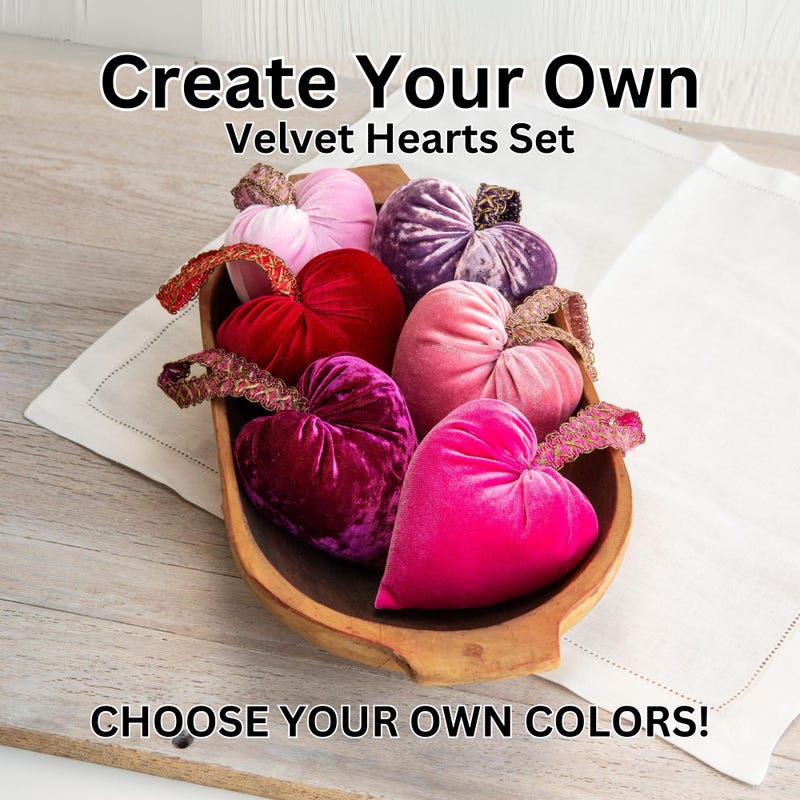 Velvet Handmade Hearts - Etsy
