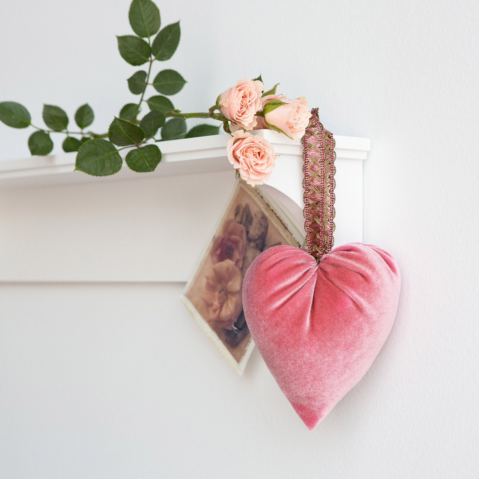 Velvet Hearts, WHOLESALE PRICE Must Order 24 or MORE, Handmade Decor ...